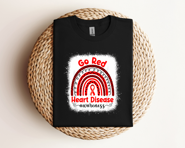 Heart Awareness Tee/Rainbow – Bare Daisy Boutique